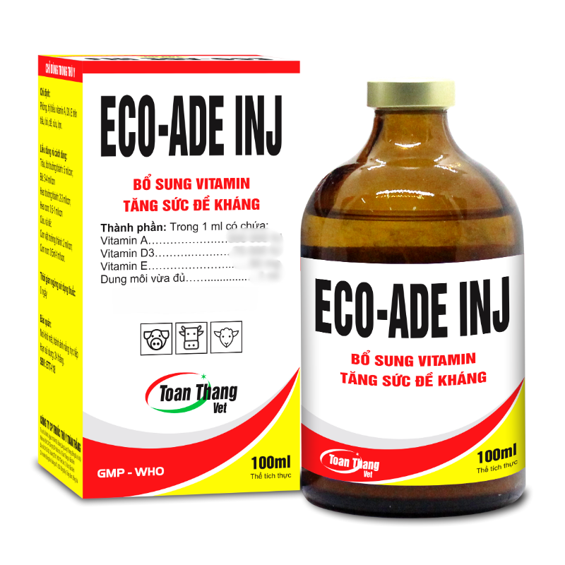 Eco Ade Inj - Bổ sung vitamin tăng sức đề kháng