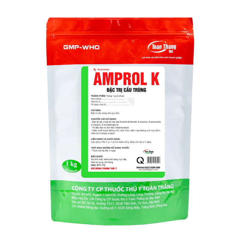 AMPROL K - Đặc trị Cầu trùng