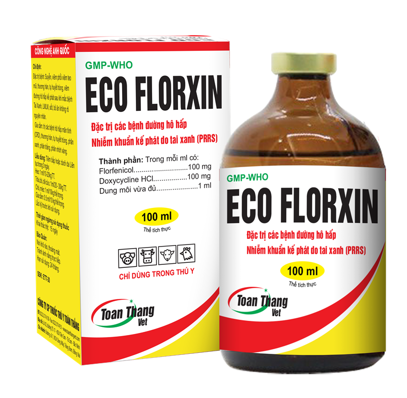 ECO FLORXIN - ĐẶC TRỊ BỆNH ĐƯỜNG HÔ HẤP NHIỄM KHUẨN KẾ PHÁT TAI XANH ...