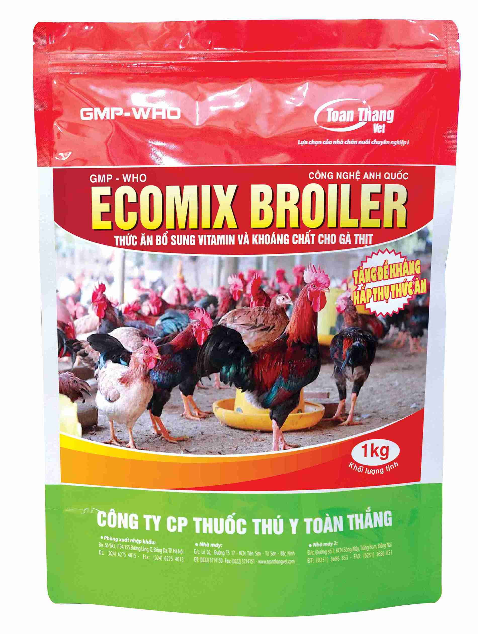 ECOMIX BROILER - VITAMIN AND MINERAL SUPPLEMENTARY FEED FOR BROILER ...