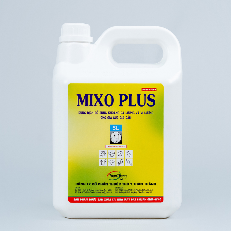 MIXO PLUS - MINERAL AND MICRONUTRIENT SUPPLEMENT SOLUTION FOR LIVESTOCK ...