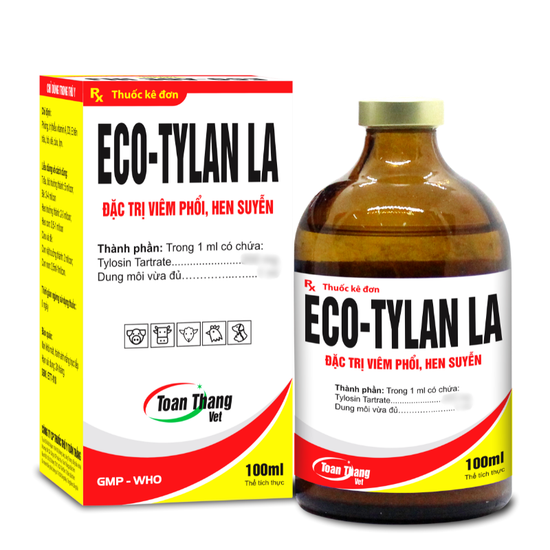 Eco Tylan La - Treatment for pneumonia, bronchitis, and asthma.